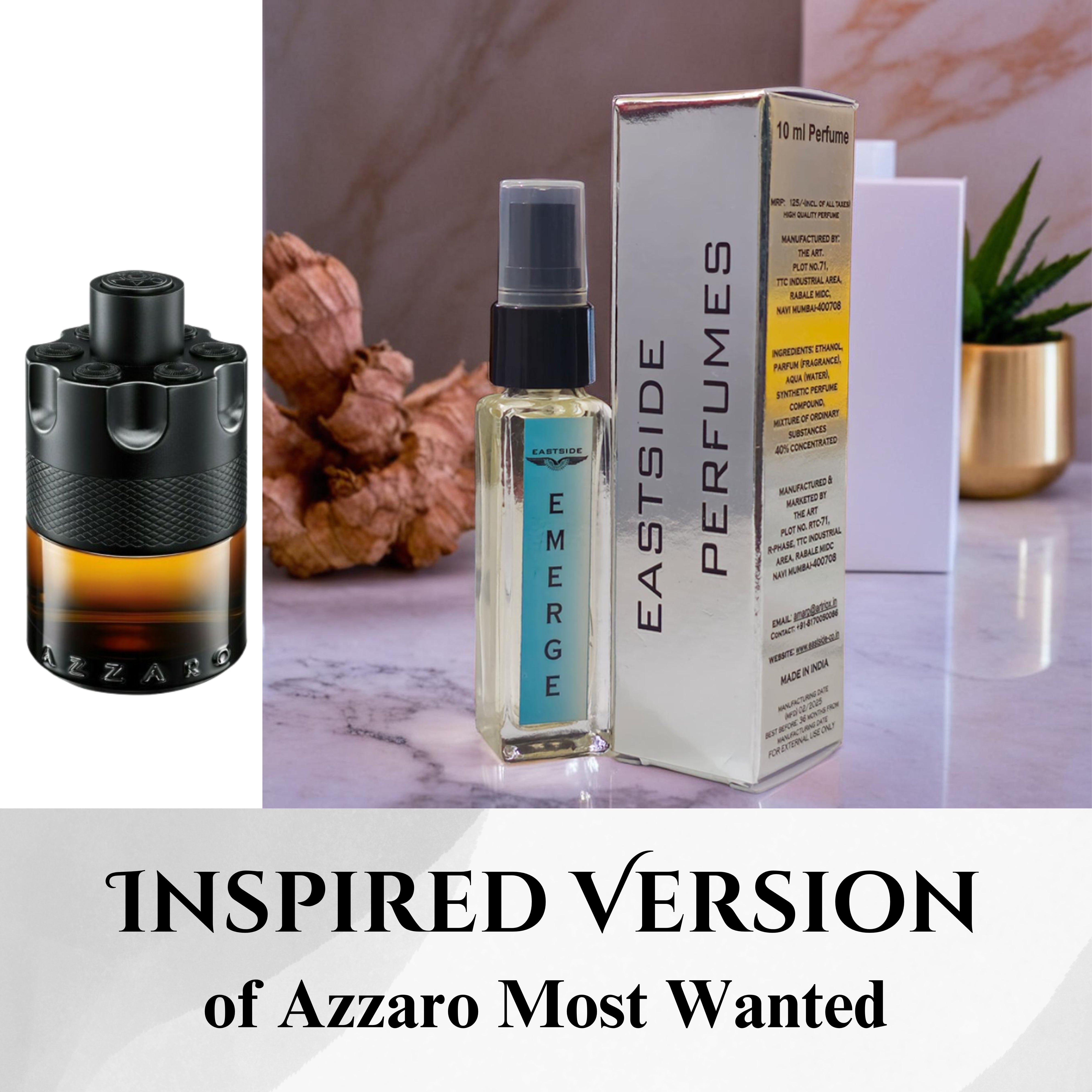 Perfume House EMERGE Perfume (INSPIRED VERSION OF AZZARO MOST WANTED ...